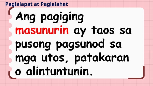 GMRC and Values education Week 7 day 1 ppt | PPTX