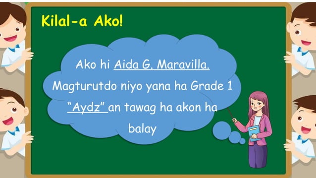 Grade 1 -First quarter GMRC lesson 1 waray | PPTX