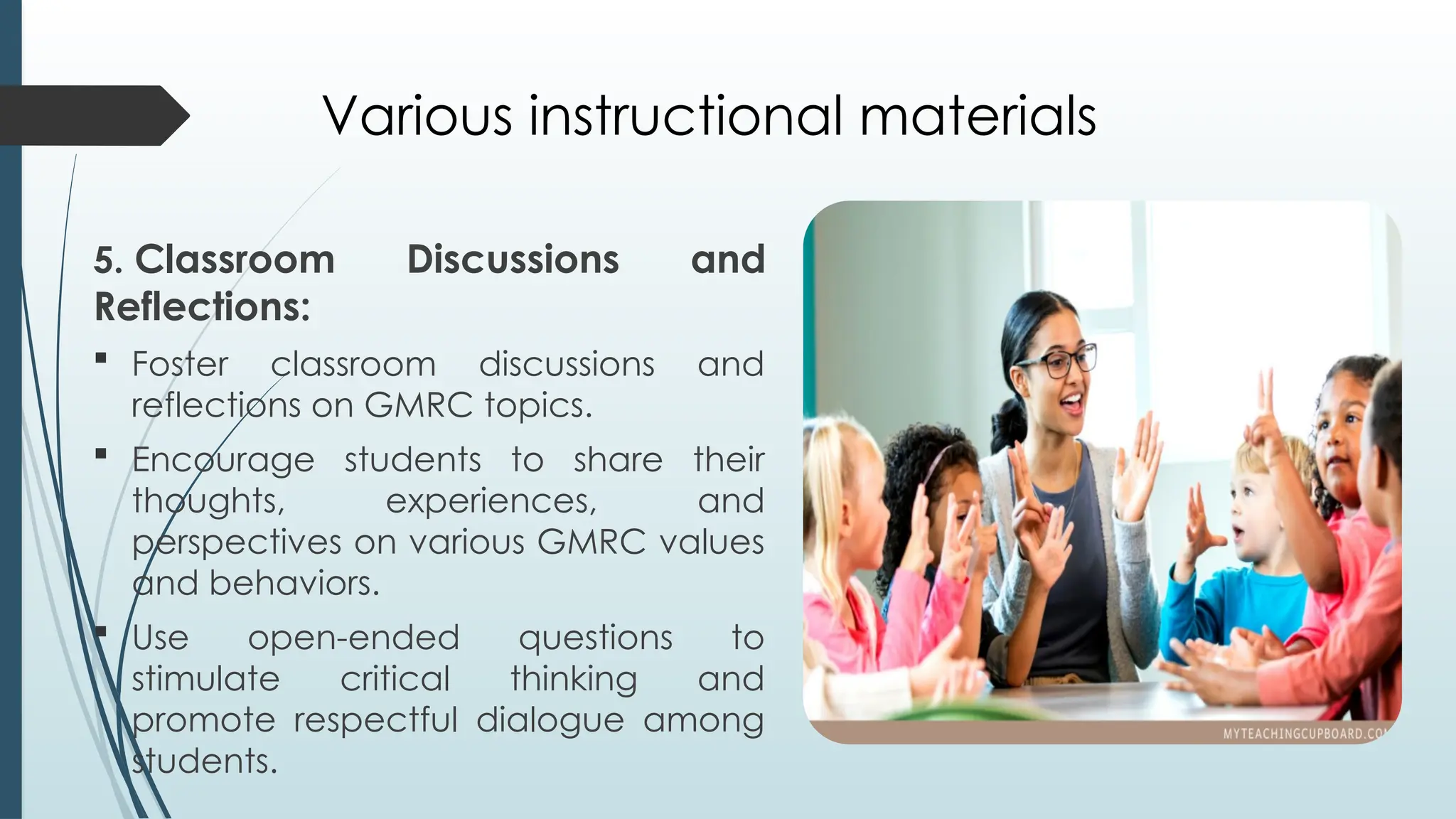 Instructional Materials in Good Manners and Right Conduct (GMRC) | PPTX