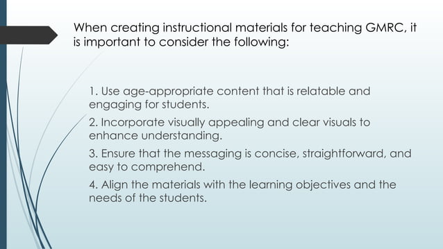 Instructional Materials in Good Manners and Right Conduct (GMRC) | PPTX | Education industry ...