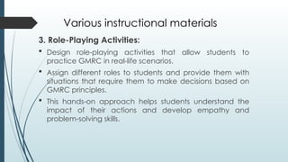 Instructional Materials in Good Manners and Right Conduct (GMRC) | PPTX