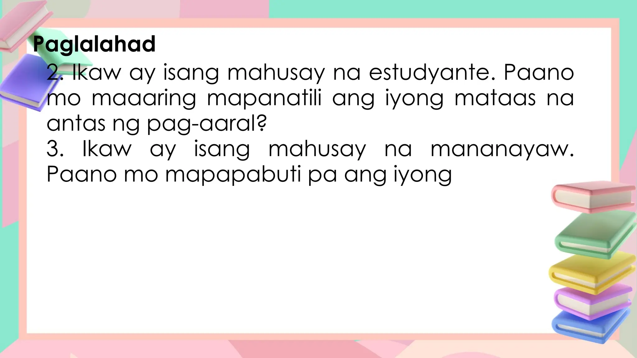 GMRC4-Pagpapaunlad ng Sariling Kakayahan, Talento, at Hilig nang may ...