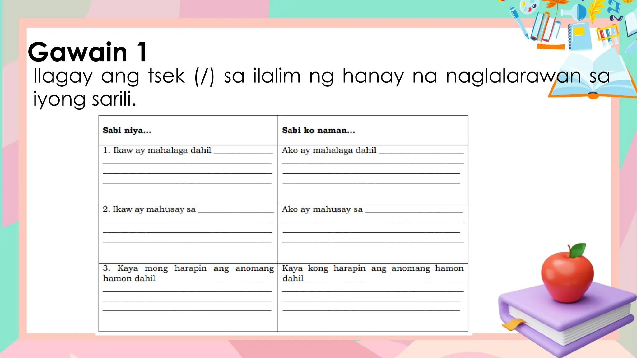 GMRC4-Pagpapaunlad ng Sariling Kakayahan, Talento, at Hilig nang may ...