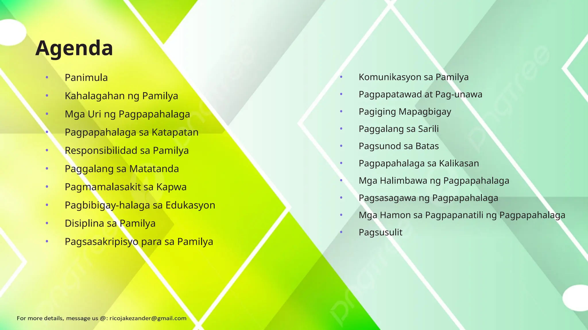 GMRC 7 Q2 1A Natutukoy ang mga pagpapahalagang natutuhan sa pamilya na ...
