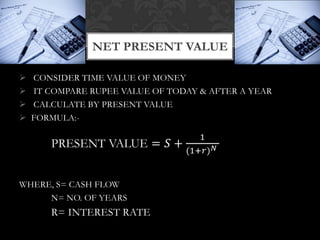 Valuation techniques project appraisal method | PPTX | Business ...