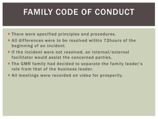 Gmr group family business ppt | PPTX