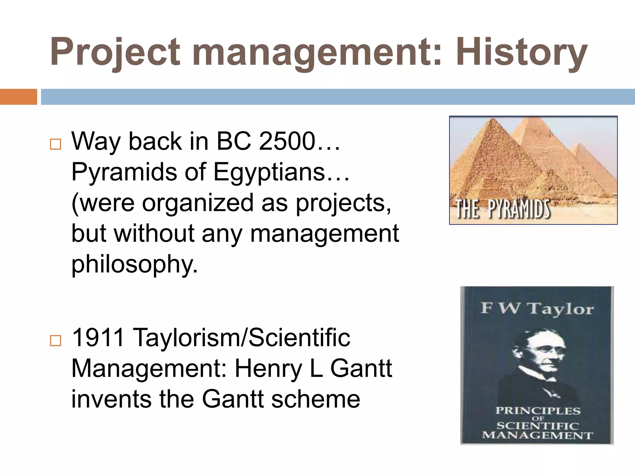 Evolution of project management | PPTX