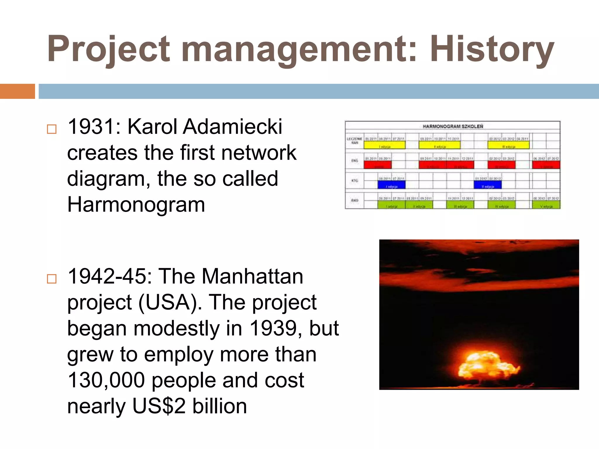Evolution of project management | PPTX