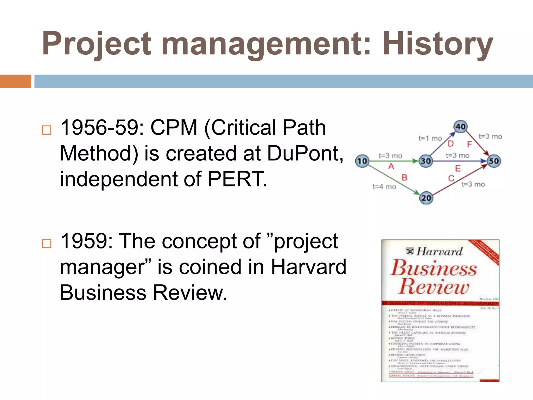 Evolution of project management | PPTX