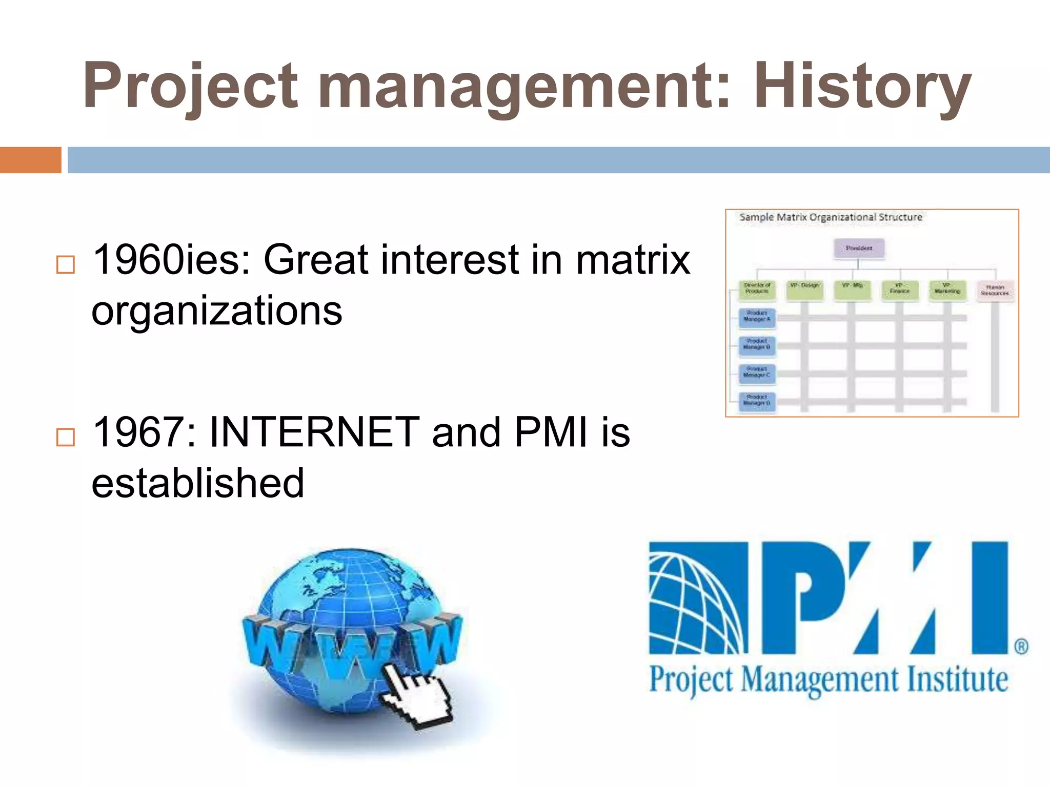 Evolution of project management | PPTX
