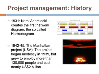 Evolution of project management | PPTX