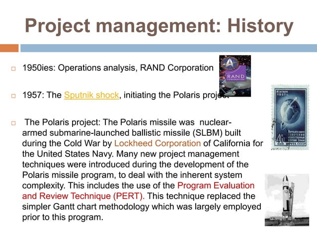 Evolution of project management | PPTX