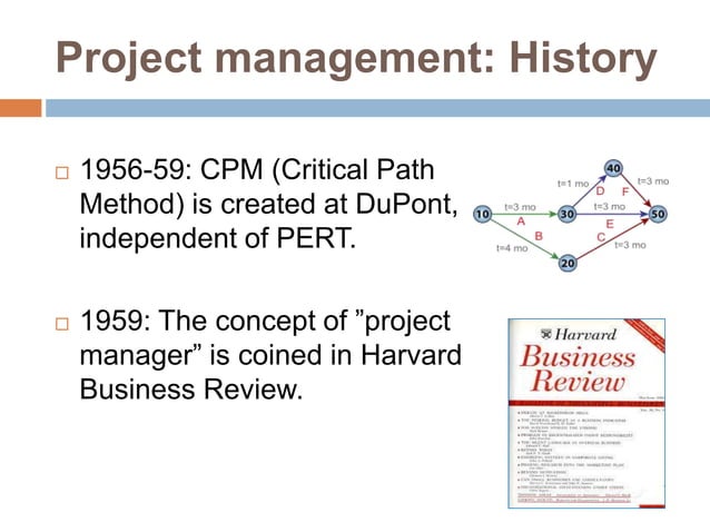 Evolution of project management | PPTX