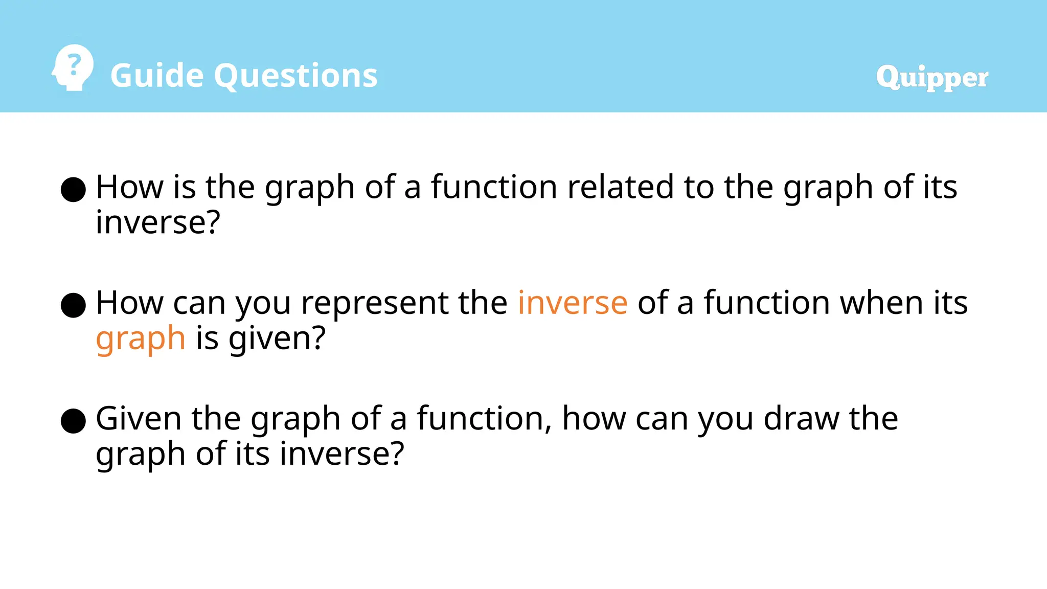 Representing Inverse Fucntions through tables and graphs | PPTX