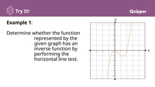 Representing Inverse Fucntions through tables and graphs | PPTX