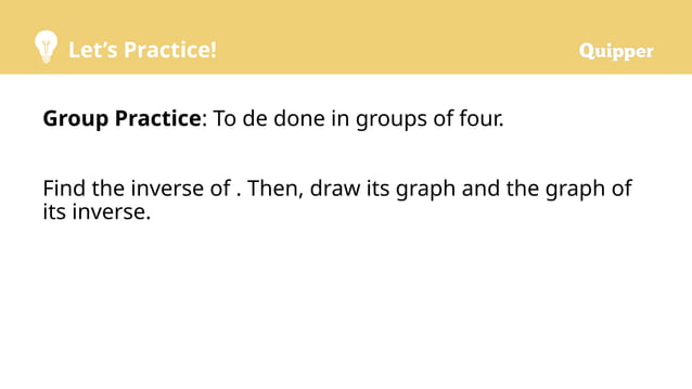 Representing Inverse Fucntions through tables and graphs | PPTX