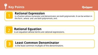 Powerpoint presentation on rational equations | PPT