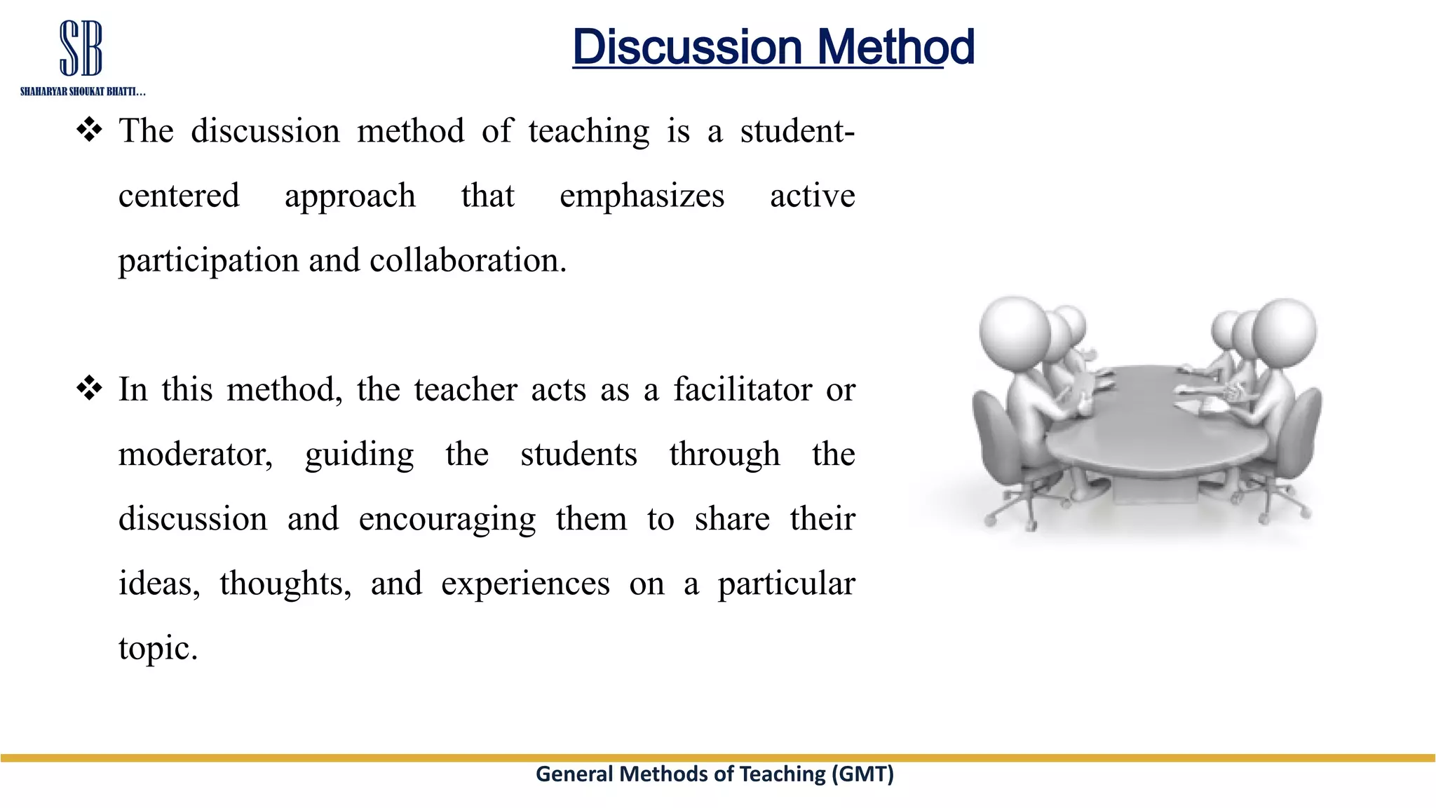 Lecture Method Of Teaching Discussion Method Of Teaching