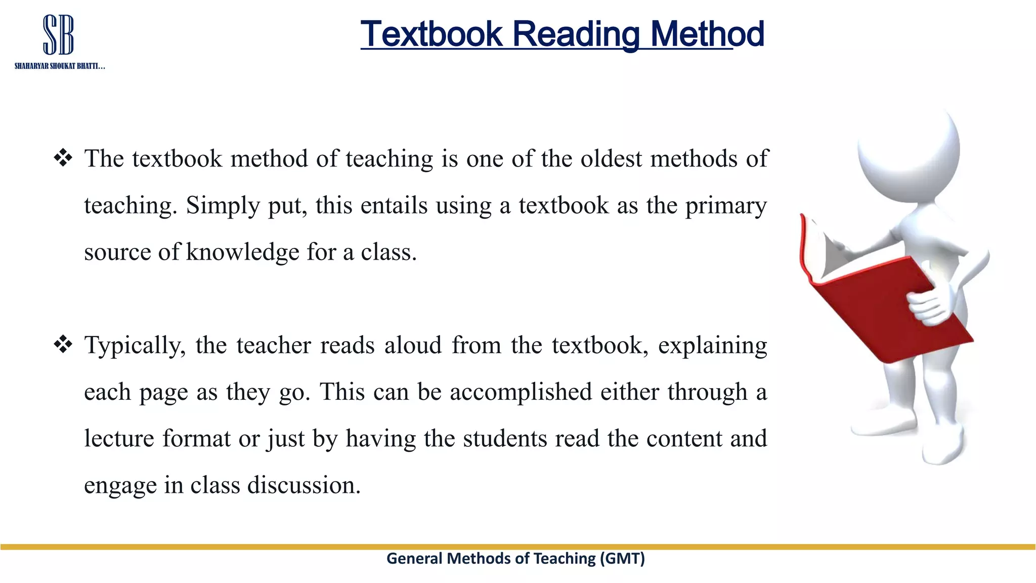 Lecture Method of Teaching - Discussion Method of Teaching ...