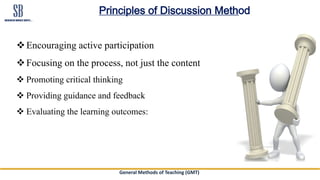 Lecture Method of Teaching - Discussion Method of Teaching ...