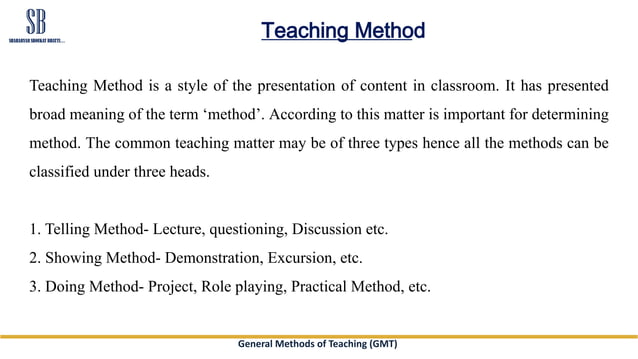 Lecture Method of Teaching - Discussion Method of Teaching ...
