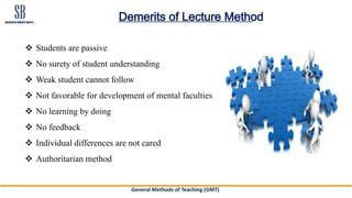 Lecture Method of Teaching - Discussion Method of Teaching -Demonstration Method of Teaching ...