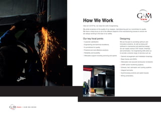 G & M Tex Brochure | PPT