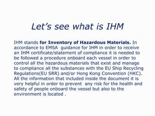 IHM Presentation | PPTX | Cruises | Travel Type