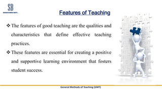 Maxims of Teaching- Features of Teaching- Planning of Teaching | PDF ...