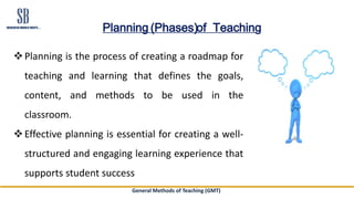 Maxims of Teaching- Features of Teaching- Planning of Teaching | PDF ...