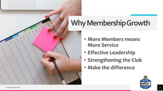 Membership Growth in Lions Clubs | PPTX