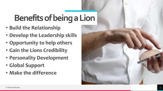 Membership Growth in Lions Clubs | PPTX