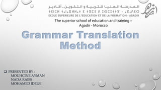 Grammar translation method | PPT