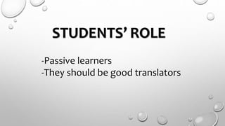 Grammar translation method | PPT