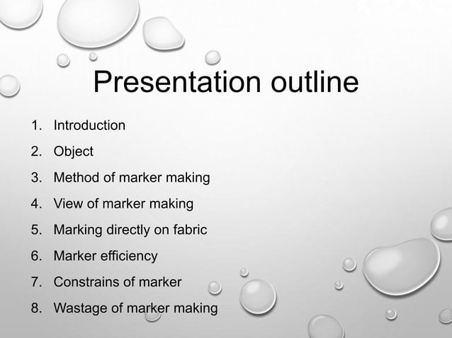 Marker Making | PPT