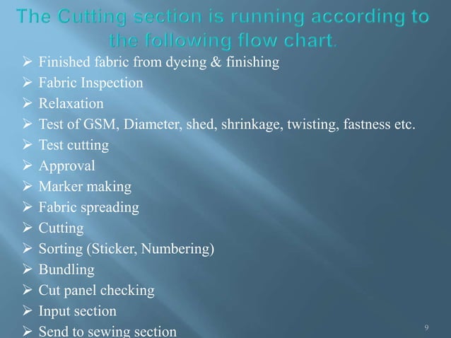 Garments Quality Control in Cutting | PPTX | Needlework | Arts and Crafts