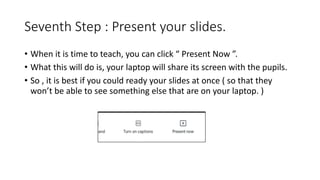 GM Tutorial Steps for Beginners to do Presentation | PPT