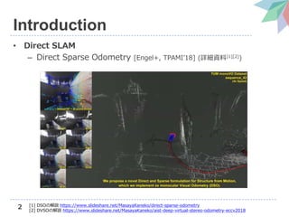 GN-Net: The Gauss-Newton Loss for Deep Direct SLAMの解説 | PPTX