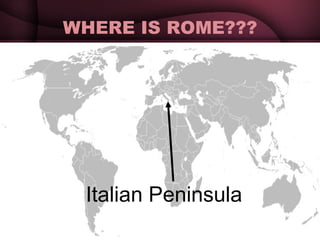 Rome Begins Guided Notes | PPT