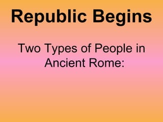 Roman Republic Guided Notes | PPT