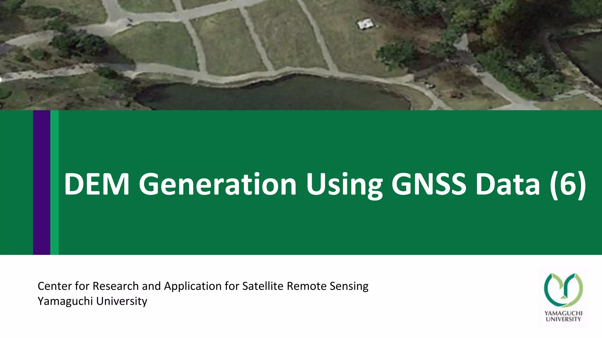 DEM Generation Using GNSS Data (6) | PDF