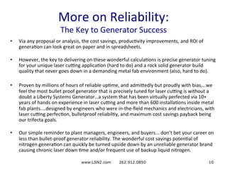 Nitrogen Generators Awareness Guide for Laser Cutting | PPT