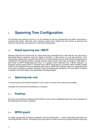 configuration of switch campus network | PDF