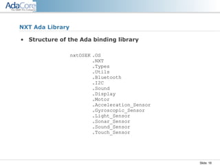 GNAT GPL For Mindstorms | PPT