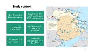Initiatives for Elders of the Madawaska Maliseet First Nations | PPTX