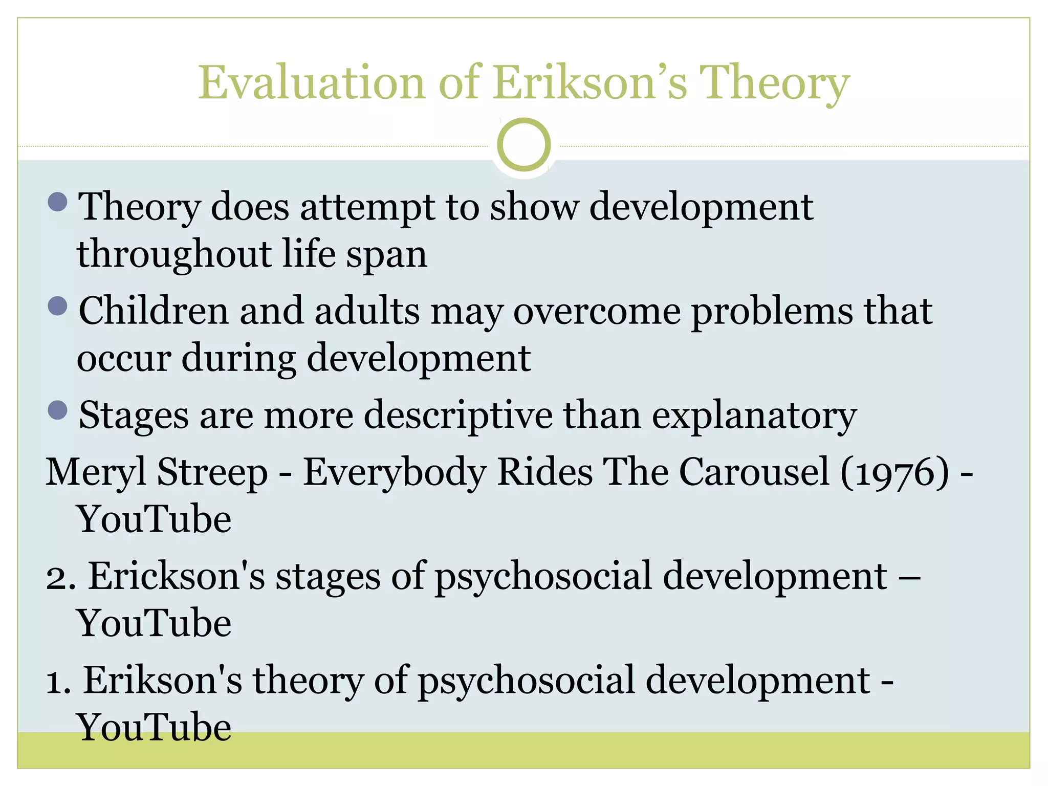 [Behav. sci] erik erikson – stages of psychosocial development by SIMS ...