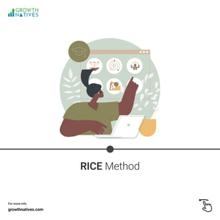 5 Methods for Prioritizing Work into a UX Roadmap | Growth Natives | PDF