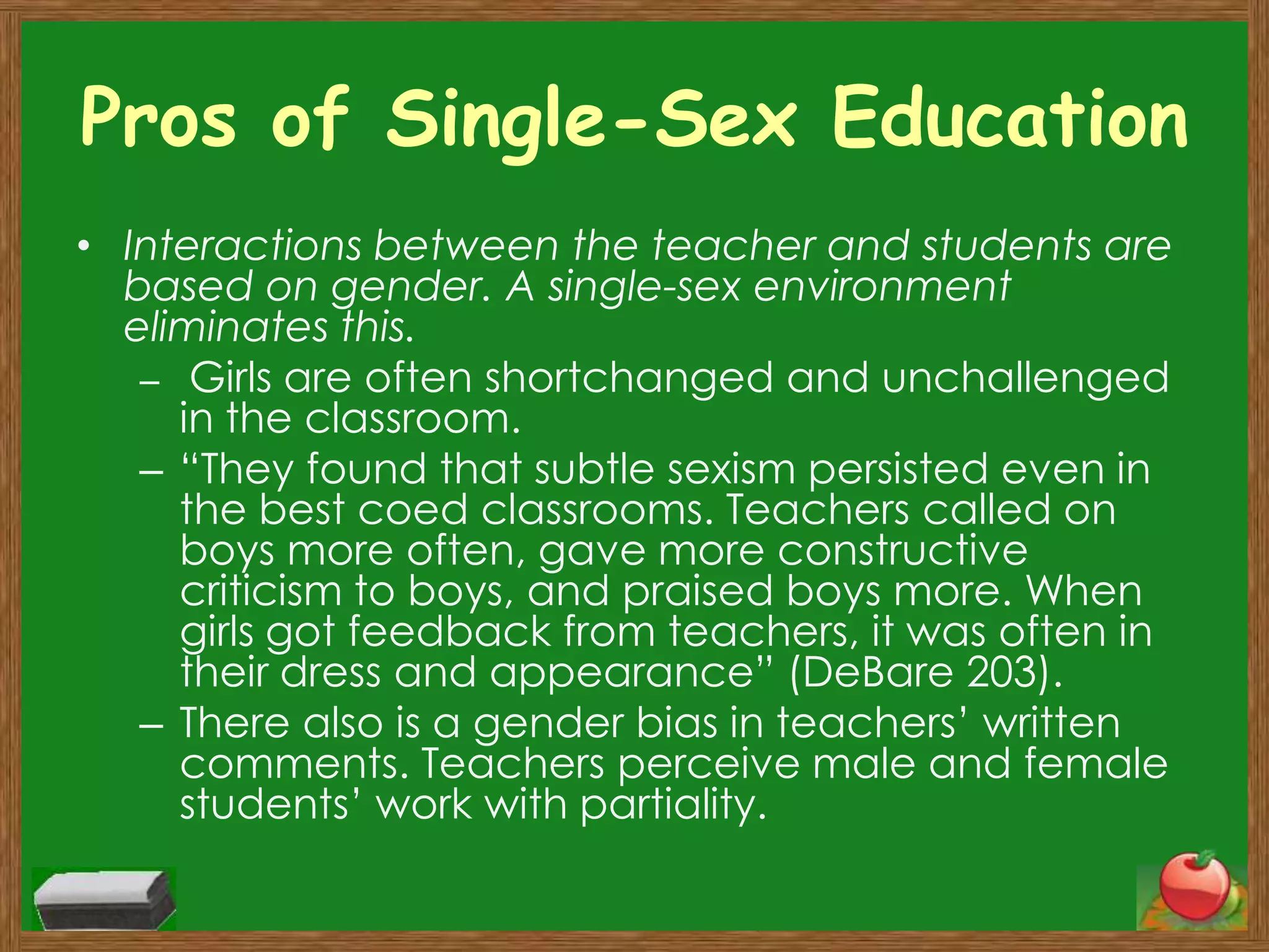 Single-sex education | PPTX