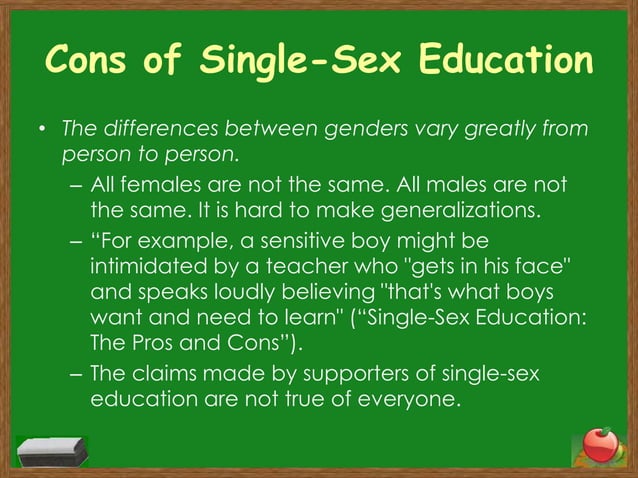 Single Sex Education