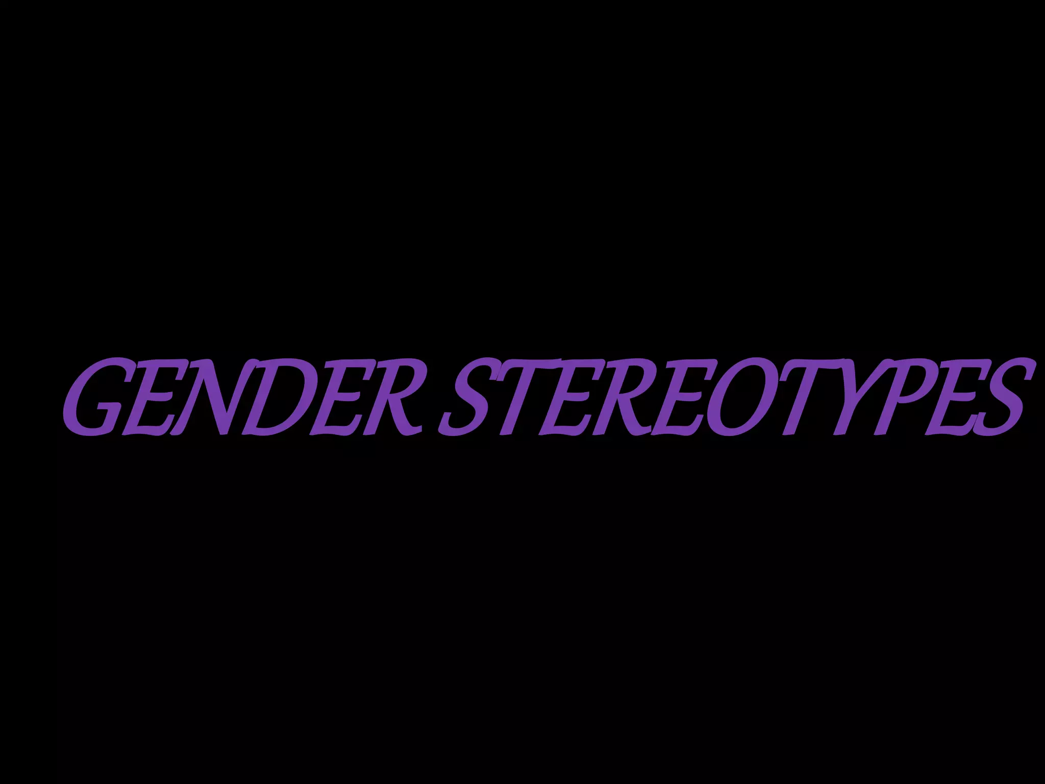 Gender identity & Roles | PPTX